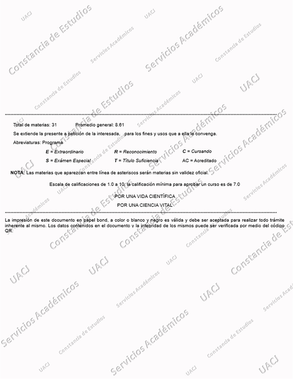 Trámites de gestión escolar UACJ