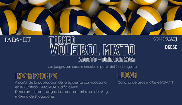 Torneo voleibol mixto UACJ